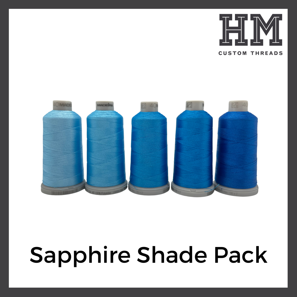 Sapphire Shade Pack – HM Custom Threads