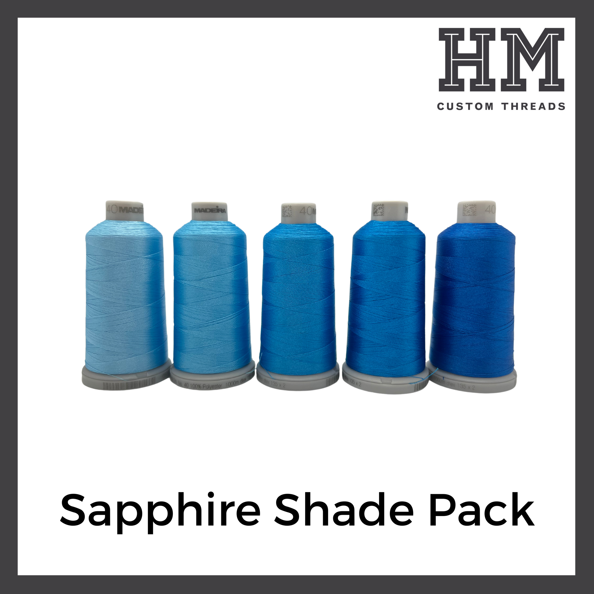 Sapphire Shade Pack – HM Custom Threads